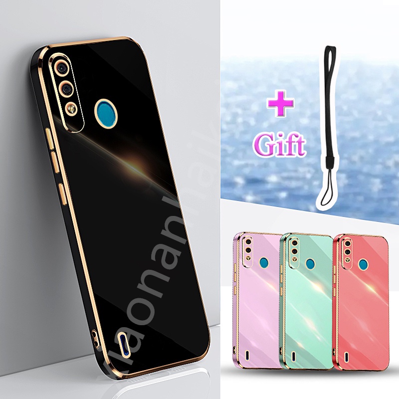Itel A56 Pro ITEL A56 軟蓋外殼直邊電鍍手機殼 | 蝦皮購物