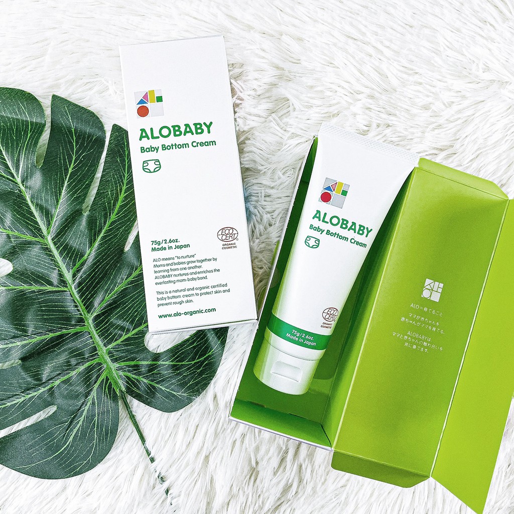 【樂森藥局】ALOBABY Baby Bottom Cream 寶寶舒緩修護霜 (屁屁膏) 75g (有效25/06) | 蝦皮購物