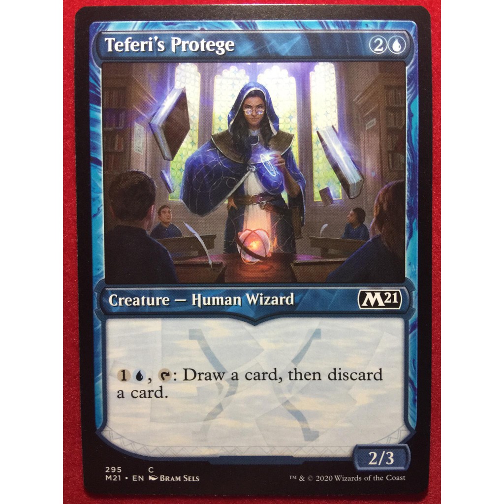 [Lucky] 🌸魔法風雲會 MTG🌸 核心系列2021 (M21) 泰菲力的門徒 Teferi's Protege | 蝦皮購物