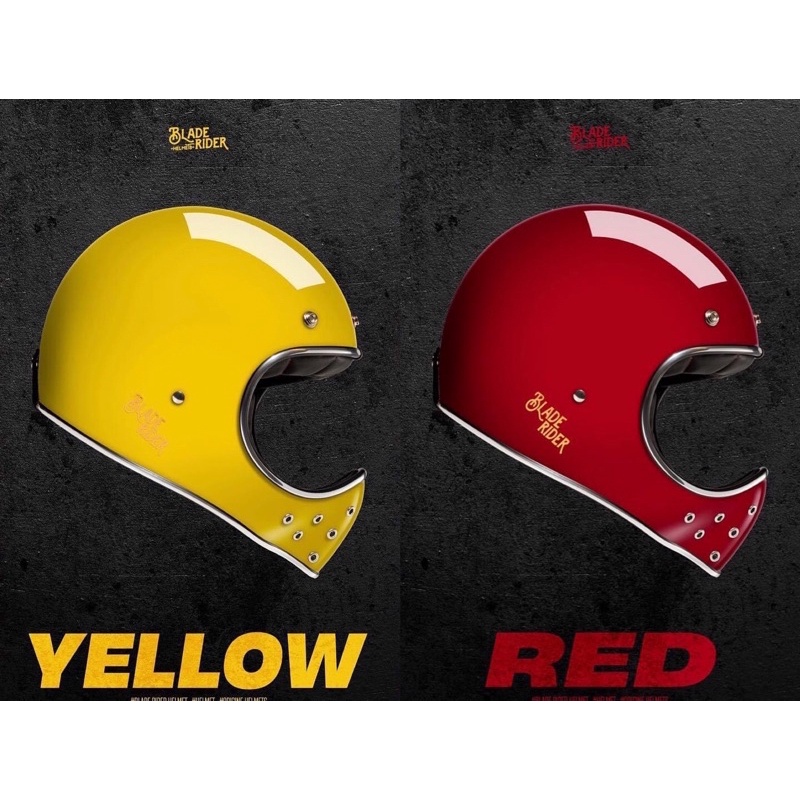 P&J捷寶騎士部品 Blade rider 限量 玻璃纖維 超輕量 小帽體 山車帽 bladerider 復古紅 復古黃 | 蝦皮購物