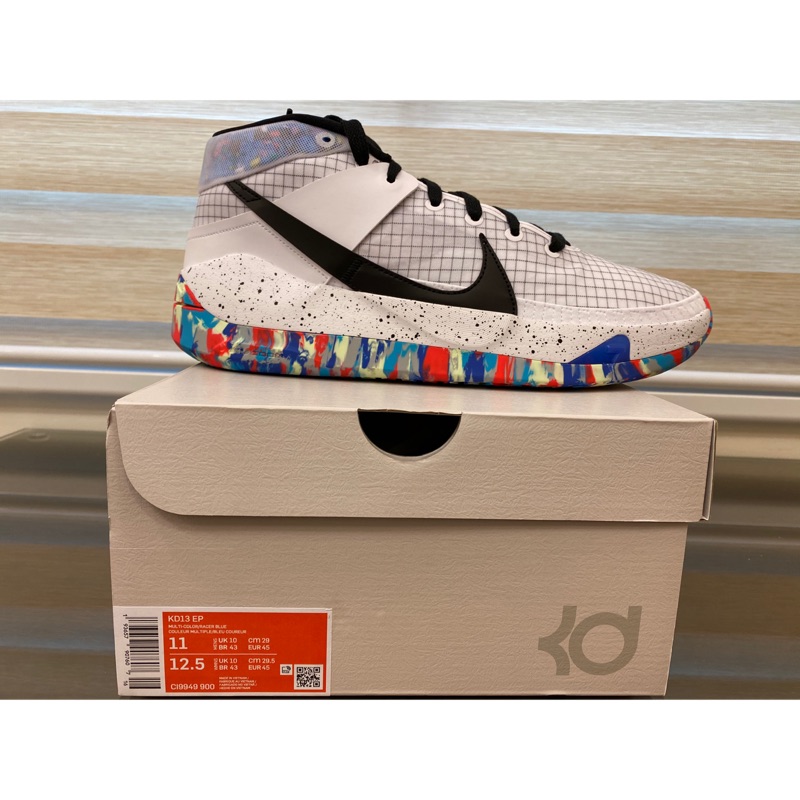 KD13 100%全新正品NIKE ZOOM KD13 EP HOME TEAM 白彩 CI9949-900 us11 | 蝦皮購物