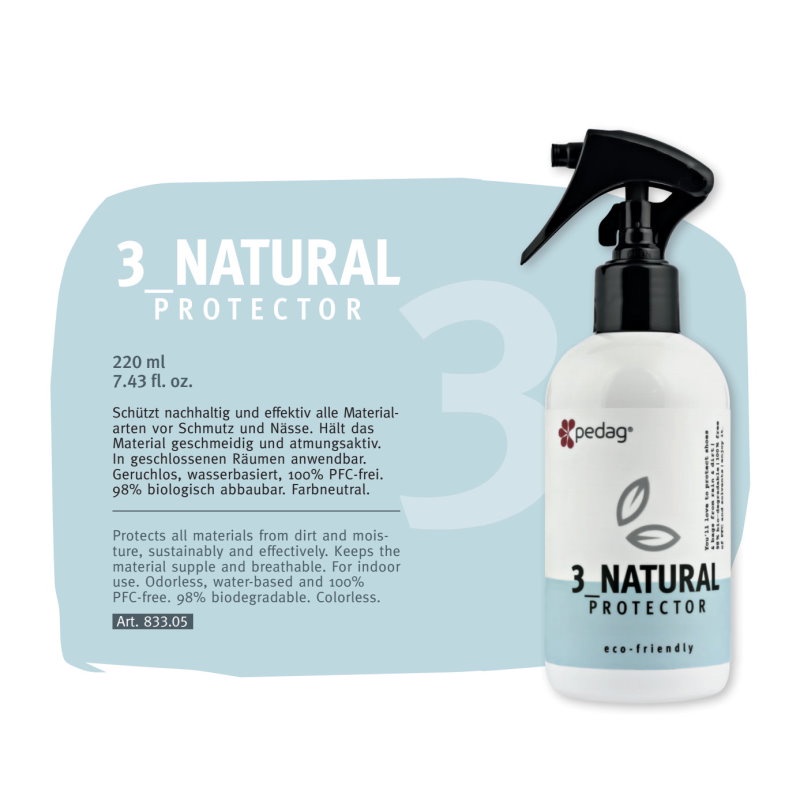 德國 pedag Natural Protector 天然環保防潑水噴劑 ~ 保持皮革顏色鮮艷及透氣性 | 蝦皮購物