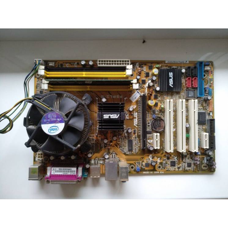 華碩 ASUS P5PL2-E 主機板 含CPU | 蝦皮購物