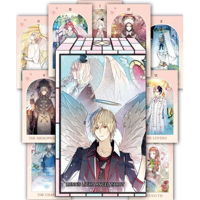 Shandi進口牌卡－正版限量私人發行－日本／月之光天使塔羅牌／Luna's Light Angel Tarot | 蝦皮購物
