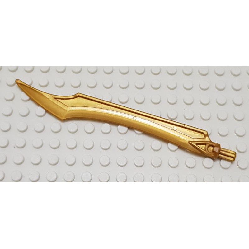 樂高 11305 70592 70728 珍珠 金色 刀 大刀 刀刃 武器 忍者 配件 | 蝦皮購物