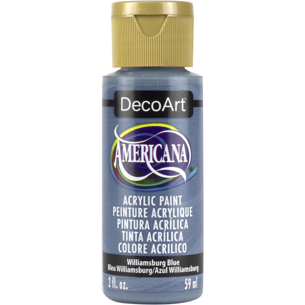 DecoArt 威廉斯堡藍色 Williamsburg Blue 59 ml Americana 壓克力顏料 DAO40 | 蝦皮購物