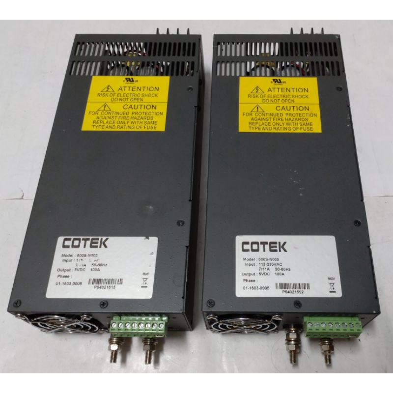 🌞現貨保固 COTEK 600S-N005 600W 出5V 100A 入AC115-230V 電源供應器 | 蝦皮購物