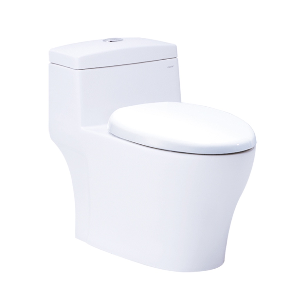 【CAESAR凱撒衛浴】兩段式4.8L噴射虹吸省水馬桶附緩降馬桶蓋30cm/40cm(CF1356/CF1456) | 蝦皮購物