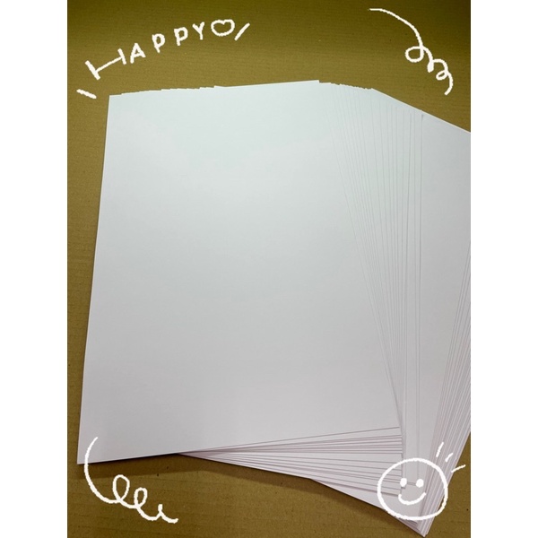 A4/A3/B4/B5/8K/16K 足200p白色卡紙（1包100張） | 蝦皮購物
