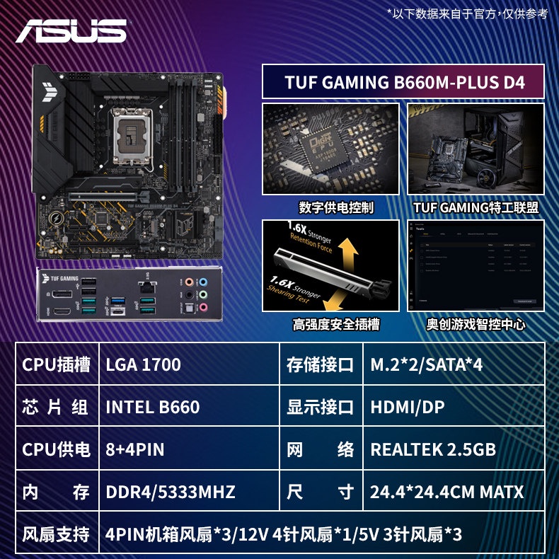 華碩ROG吹雪主闆B660/Z690玩傢國度H610M電競特工重炮手電腦主闆 主機闆 | 蝦皮購物