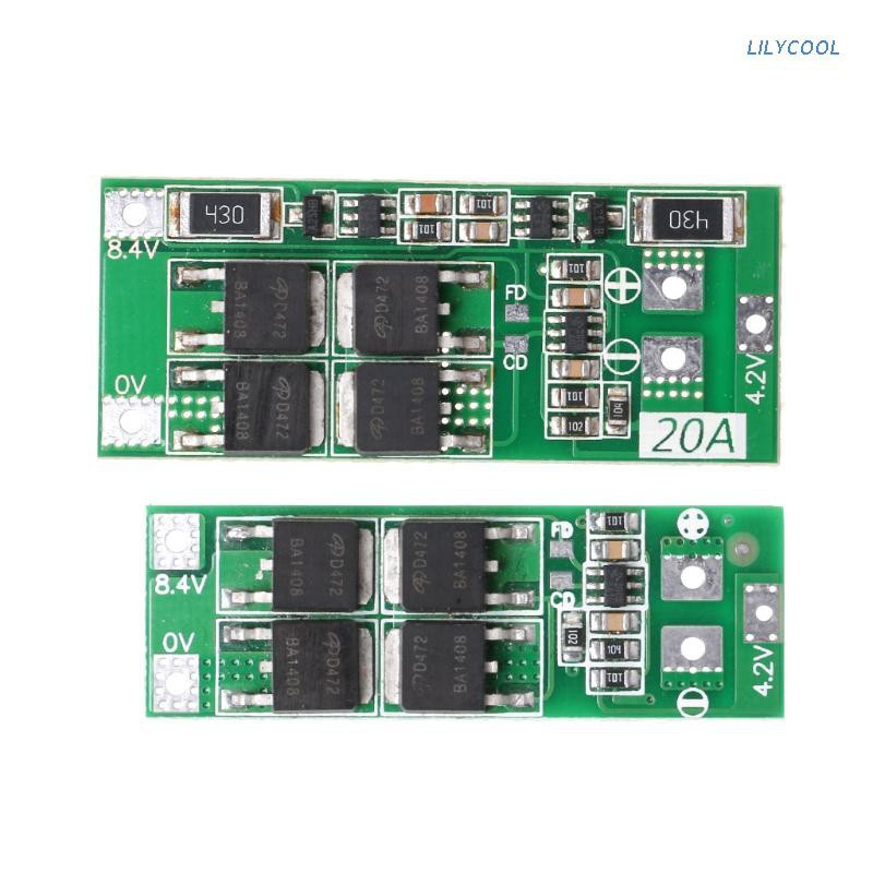 Lily* 2S 20A 7.4V 8.4V 鋰離子鋰電池 18650 充電器 PCB BMS 保護板 | 蝦皮購物