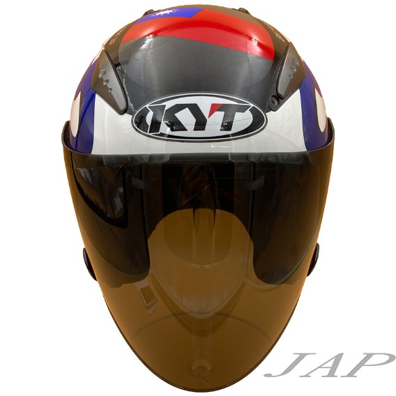 KYT DJ VO 深墨色 半罩副廠專用鏡片 KYT 安全帽鏡片 | 蝦皮購物