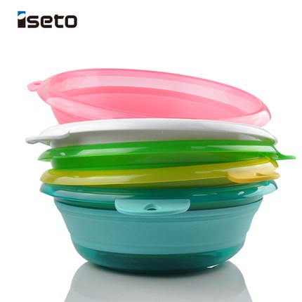 《現貨》日本製 伊勢藤ISETO 伸縮式浴室洗臉盆2.5L 水盆 折疊臉盆 臉盆 | 蝦皮購物