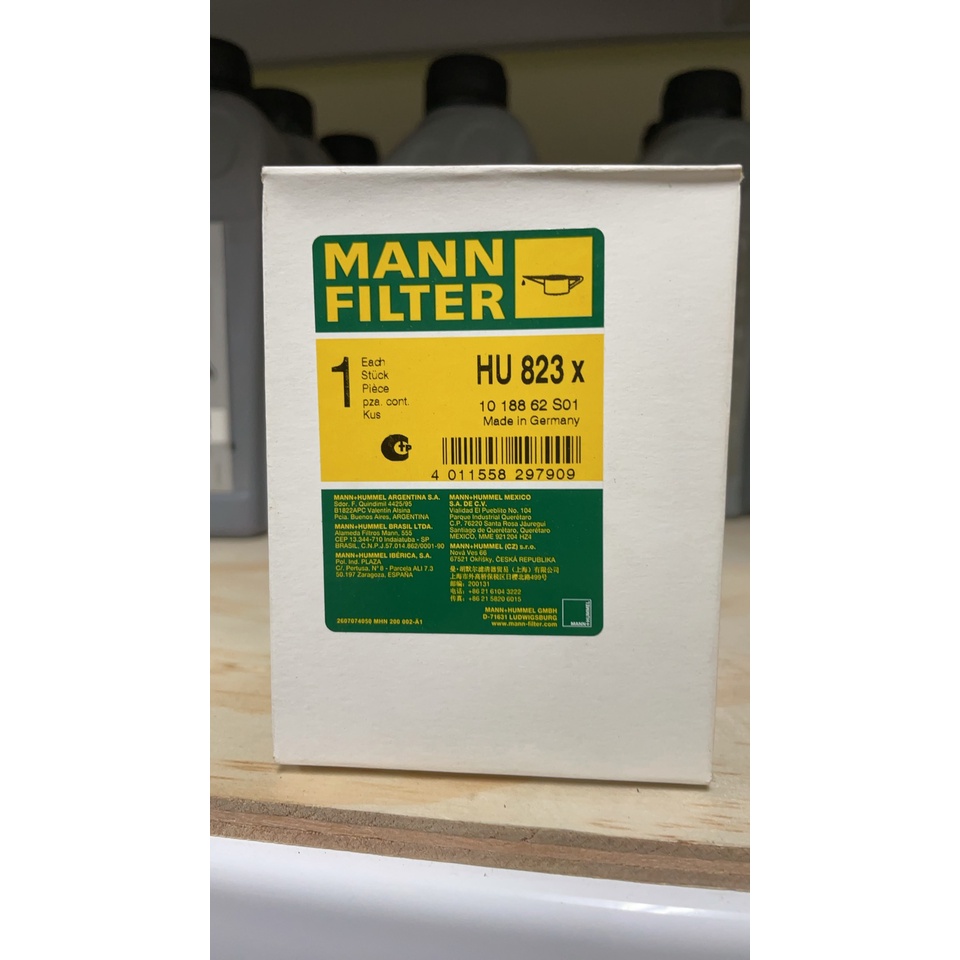 【SFF雙B賣場】BMW E60/E61 E65/E66 E70 MANN製 機油芯[HU823X] | 蝦皮購物