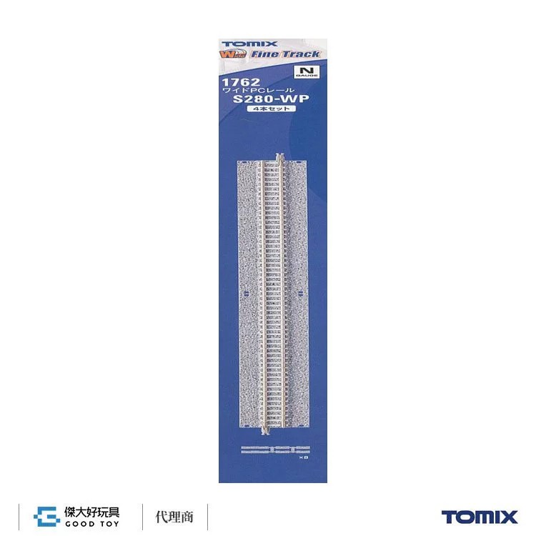 TOMIX 1762 寬路基 PC直軌 S280-WP(F) (4入) | 蝦皮購物