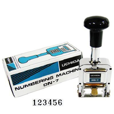 二手【UCHIDA】日本 內田 DN-7 日本製 6位數 打印機 號碼機 自動序號機 自動號碼機 | 蝦皮購物