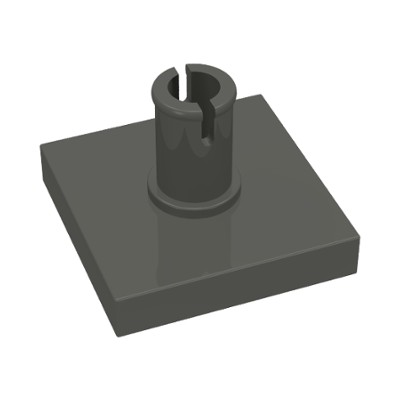 LEGO 樂高 零件 2460 深灰色 平板 附接頭 Tile 2x2 w Pin 4161674 4211129 | 蝦皮購物