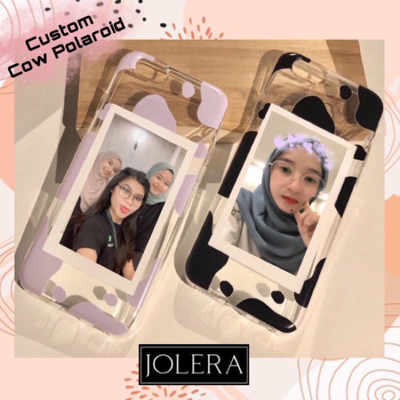 Jolera 定製手機殼 COW POLAROID 免費要求軟包 BENING ANTICRACK 所有類型 HP op | 蝦皮購物