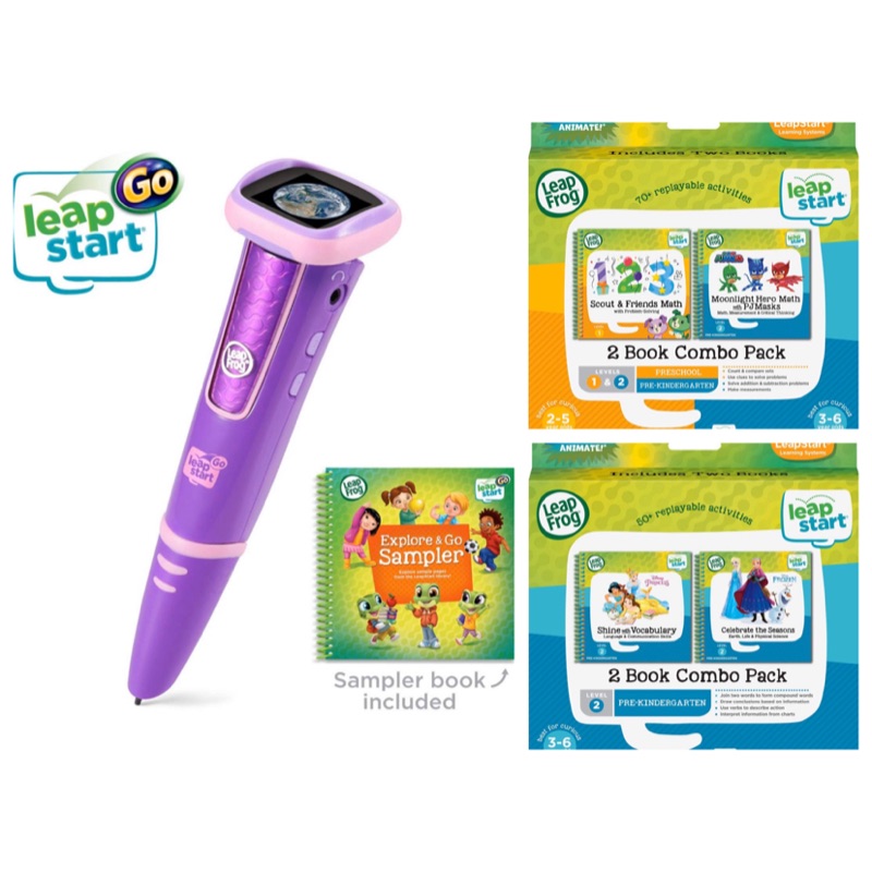 預購 損盒 全新Leapfrog 全新系列Leapstart go 點讀筆含5本書-部落客推薦點讀go學習筆 | 蝦皮購物