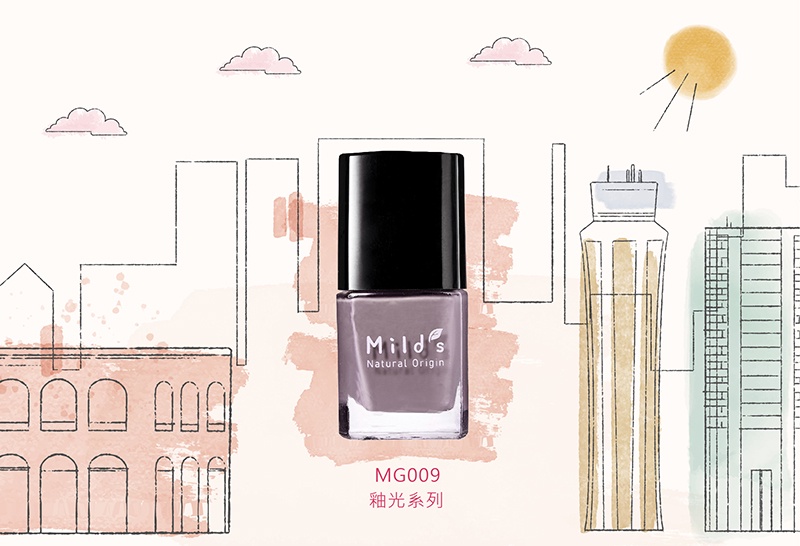 MILD'S曼思水釉波光指甲油-MG009香芋回憶 | 蝦皮購物
