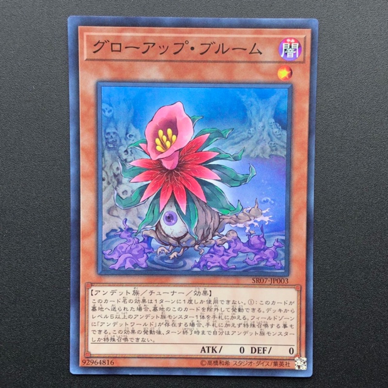 遊戲王 SR07-JP003 成長花朵 (亮面) | 蝦皮購物