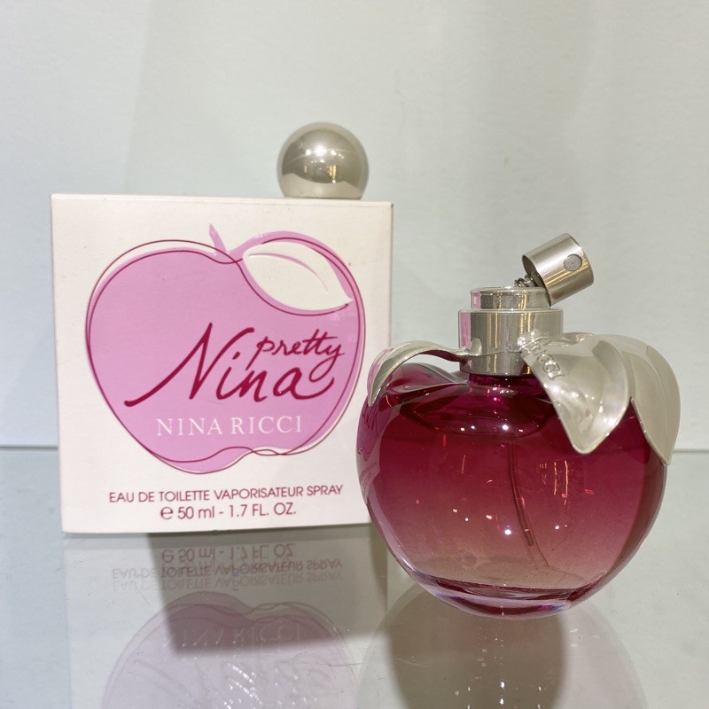 試香 ️ 蓮娜麗姿 Nina Ricci Pretty Nina 蘋果甜心限量版俏麗甜心女性淡香水 玻璃瓶 分享 | 蝦皮購物