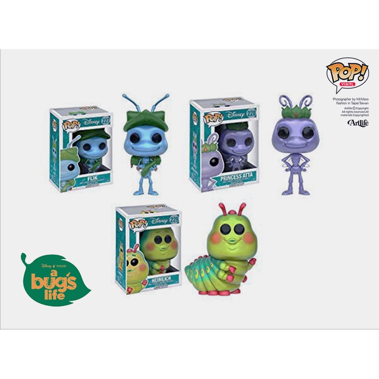 Artlife ㊁ FUNKO POP vinyl DISNEY PIXAR A Bug's Life 蟲蟲危機 全3種 | 蝦皮購物