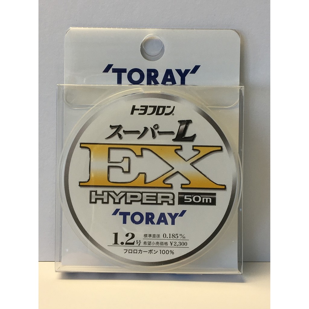 トヨフロン スーパーL．EX HYPER #1.2號 50m--子線.碳素線.日本製[魚彩釣具] | 蝦皮購物