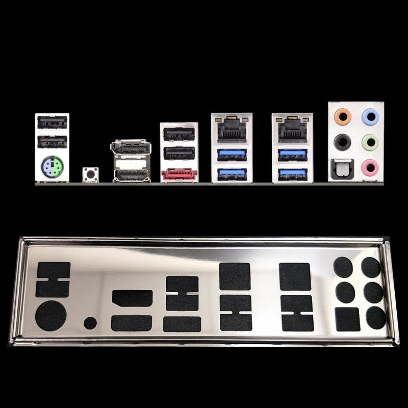 ASRock 華擎 Z97 Extreme9、Z97 Professional 專業 1:1定製 不銹鋼 後檔板 後檔片 | 蝦皮購物