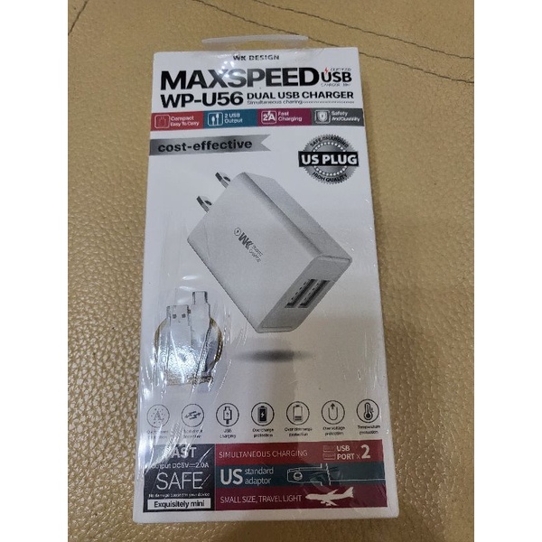 MAXSPEED 快充頭（WP-U56） | 蝦皮購物