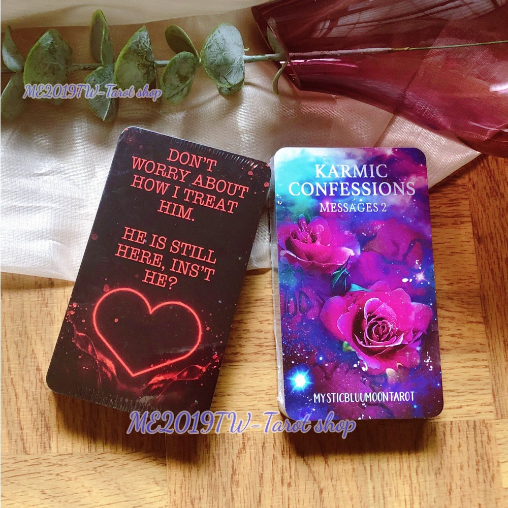 【me2019tw正版】KARMIC Confessions Oracle 2 Twin Flame業力懺悔雙生神諭卡2 | 蝦皮購物