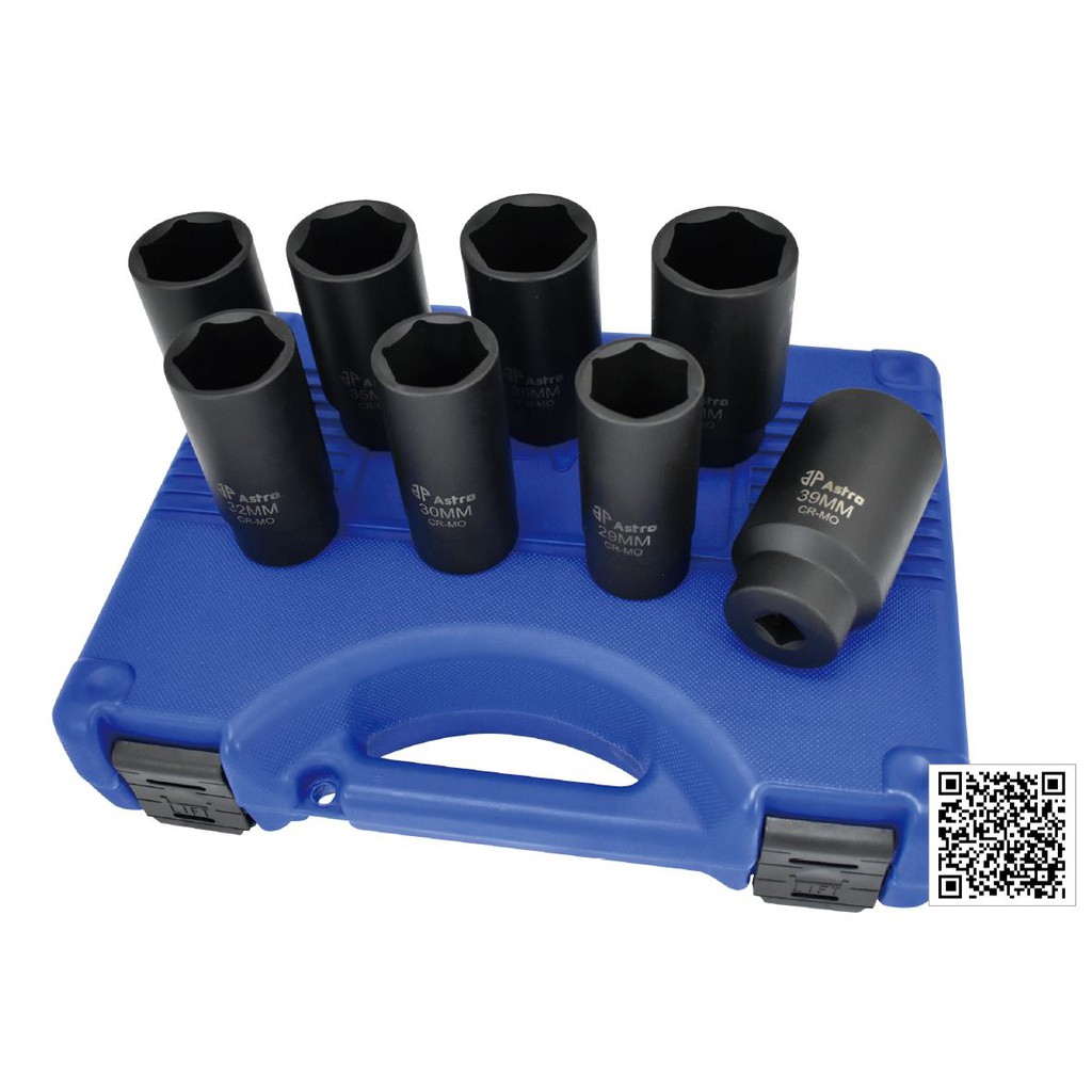 [福利品出清]6點軸螺母套筒組 ASTRO #78866-6 Point Axle Nut Socket Set 8 P | 蝦皮購物