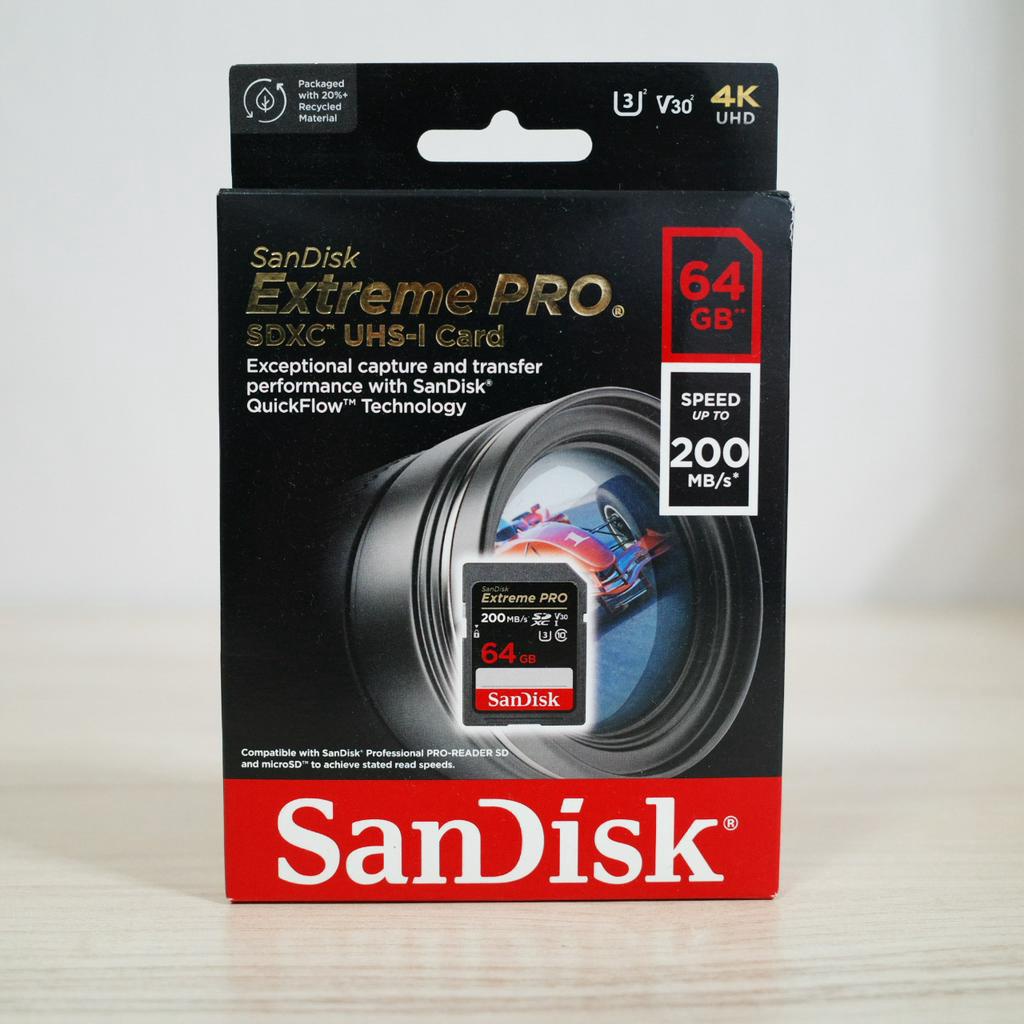 SanDisk 64G Extreme Pro SD/SDXC 200mb SD卡 記憶卡 全新未拆 | 蝦皮購物