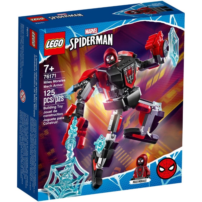 絕版全新樂高 Lego 76171 漫威超級英雄 Miles Morales 機甲 | 蝦皮購物