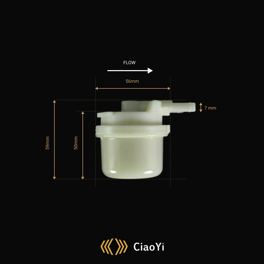僑溢實業 - 豐田 45度 23300-34100 汽油濾清器/汽油濾芯/過濾器7MM | 蝦皮購物