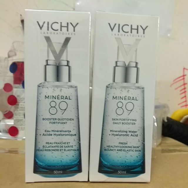 全新 台灣公司正貨 VICHY 薇姿 M89火山能量微精華 50ml ~特價729元 （有序號），亮眼精華15ml | 蝦皮購物