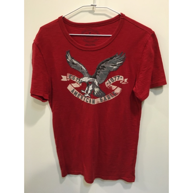 除舊佈新 American eagle tee 紅 老鷹 | 蝦皮購物