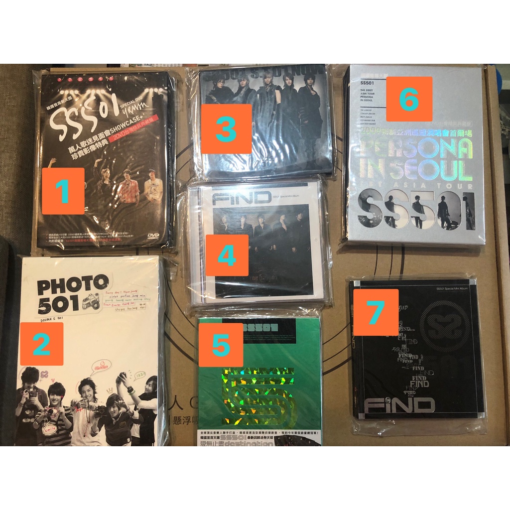 二手 SS501 絕版CD/DVD/寫真書/專輯 蒐藏 | 蝦皮購物
