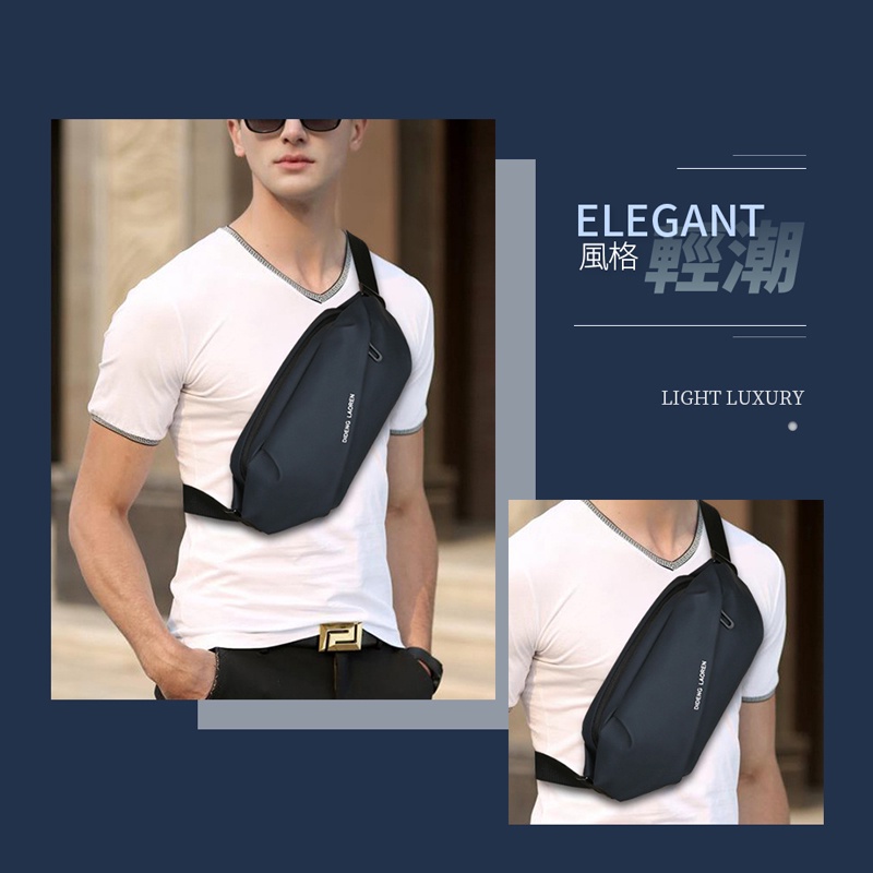 輕便大容量多功能腰包 休閒胸包 運動腰包 單肩包 側背包 旅行斜背包 男生腰包【PJ0075】 | 蝦皮購物