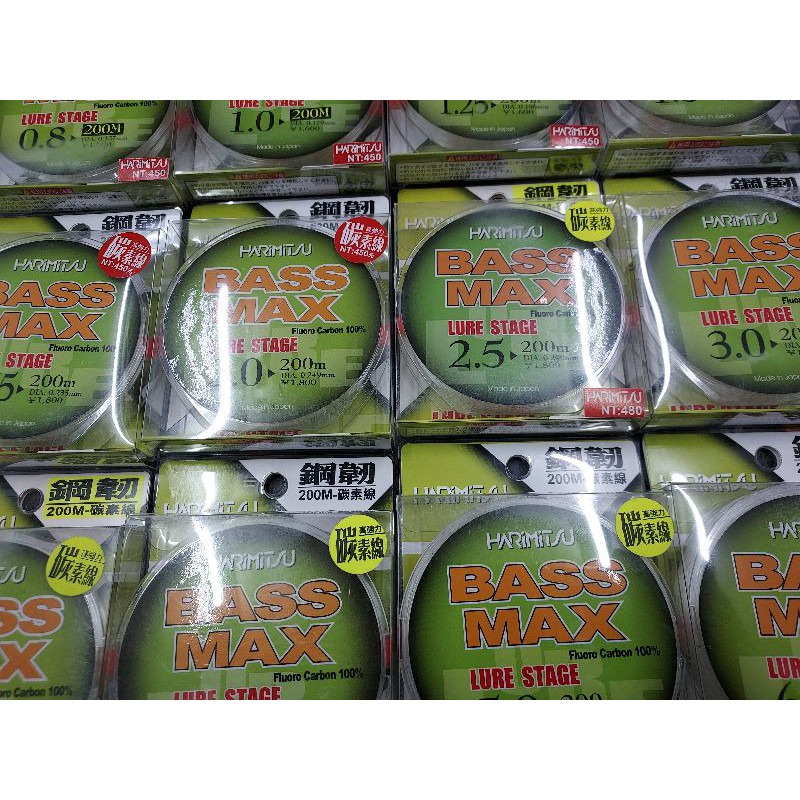 🅾 HARIMITSU 泉宏 碳纖線 鋼靭 200M 碳纖線 BASS MAX 卡夢線 | 蝦皮購物