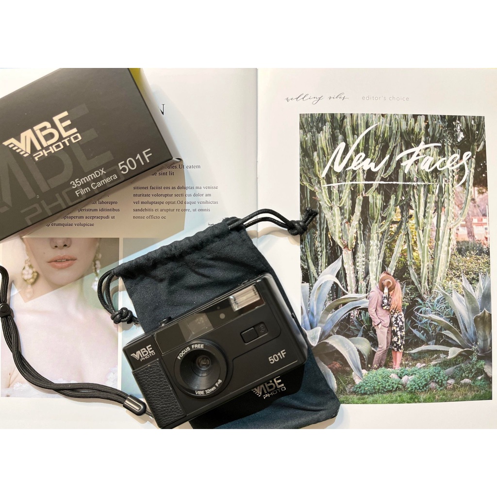 現貨 德國 VIBE 501F【附電池】底片相機 復古相機 膠卷相機 135軟片 閃光燈 重複使用 | 蝦皮購物