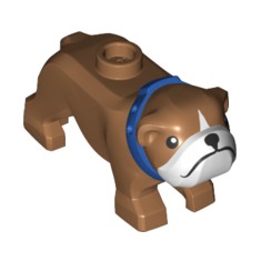 {全新} LEGO 樂高 Bulldog 鬥牛犬 法鬥 英鬥 60258 60246 動物 狗 深膚 65388pb01 | 蝦皮購物