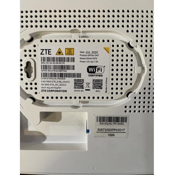 Ont GPON 中興 F670 高級 5G 天線 6 Plus 適配器 | 蝦皮購物