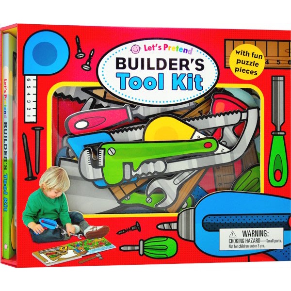 LET'S PRETEND Let’s Pretend Builders Tool Kit /拼圖書/盒裝 | 蝦皮購物