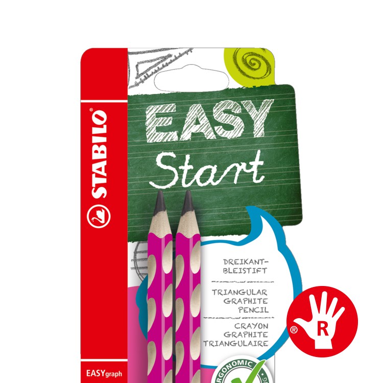 STABILO EASYgraph 洞洞筆 鉛筆系列 HB 右手 2支入 | 蝦皮購物