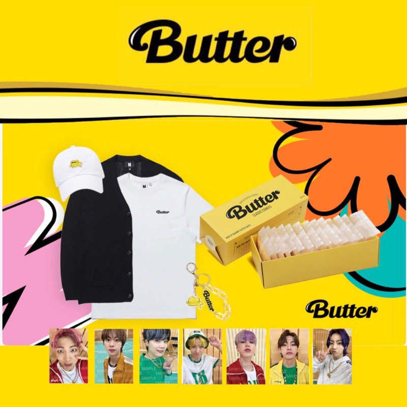 KKPOP🎨 「現貨供應」防彈少年團 BTS BUTTER OFFICIAL MERCH 官方周邊代購 | 蝦皮購物