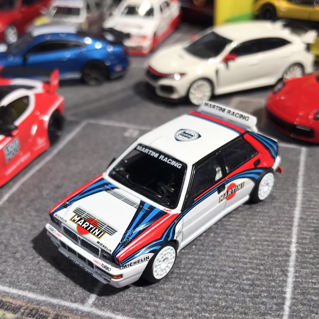新版 MINI GT Lancia Delta HF In Integrale EVO MARTINI 300 小汽車 | 蝦皮購物
