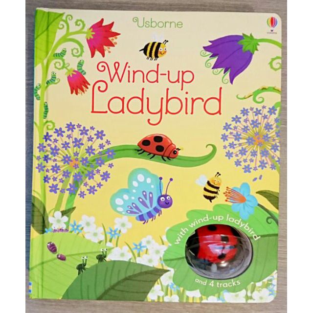 全新 現貨 The Usborne Wind-Up Ladybird Plan 玩具書 軌道書 | 蝦皮購物