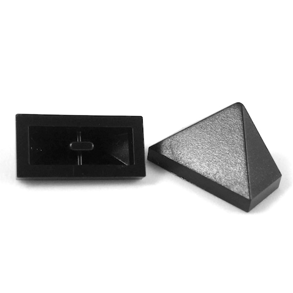 樂高 LEGO 黑色 2x1 三面 斜面磚 有內柱 3048c 304826 6051508 Black Slope | 蝦皮購物