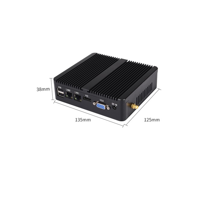 安達網 工業電腦 J19 J1900 J4125 2xCOM 雙網路 無風扇 工控 迷你 準系統 | 蝦皮購物